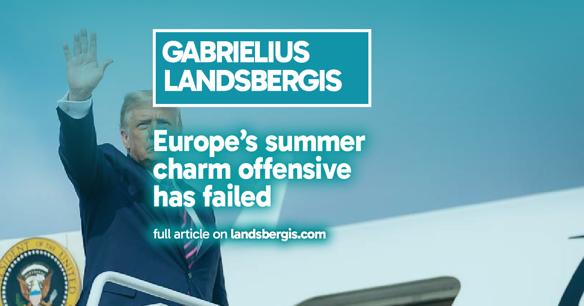 Europe’s summer charm offensive has failed